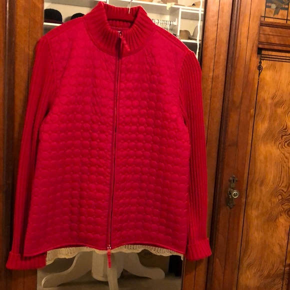 Laura Scott | Sweaters | Laura Scott Size L Ladies Quilted From Sweater ...